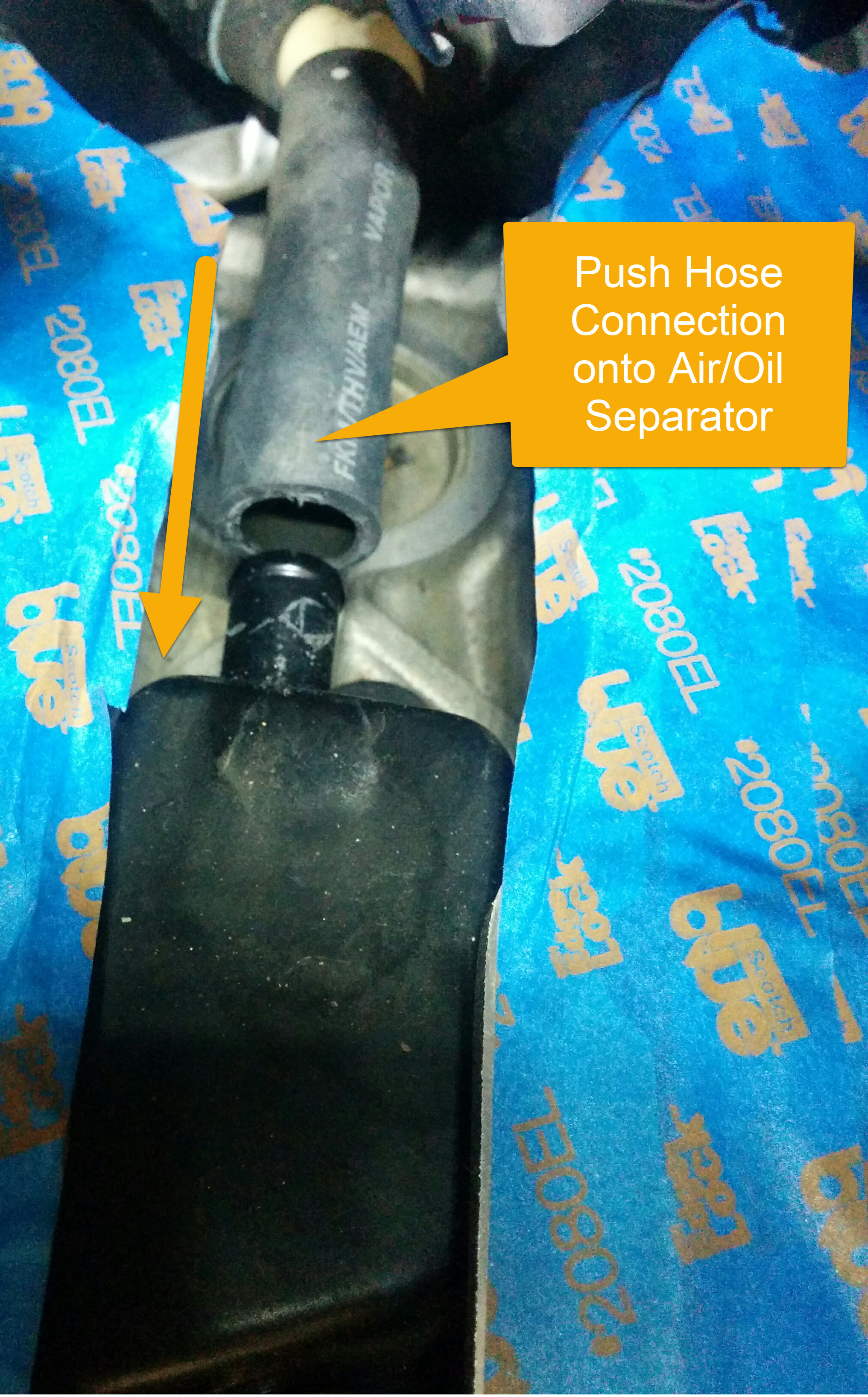 Installing the PCV Valve Vacuum Assembly Harness in an Aston Martin DB9 ...