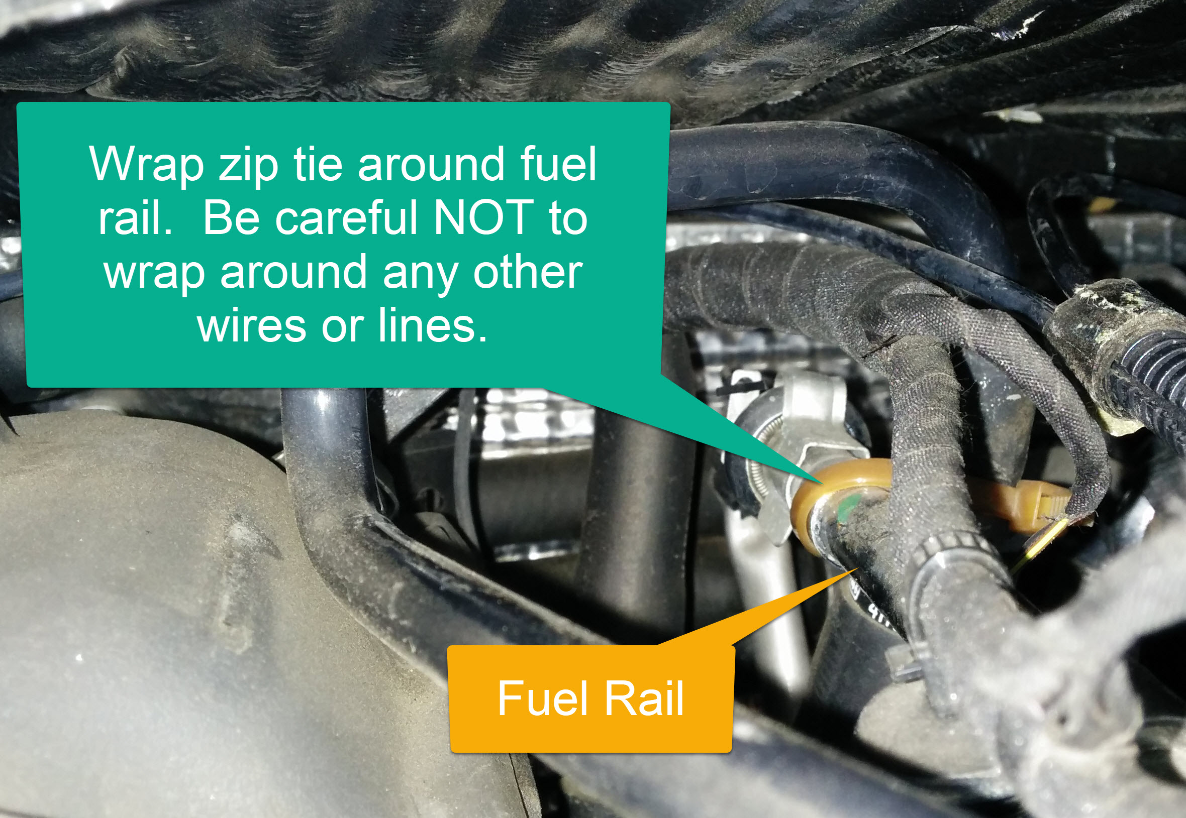 Installing the PCV Valve Vacuum Assembly Harness in an Aston Martin DB9 ...