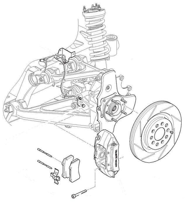 Everything about Servicing the Brakes on an Aston Martin DB9 or Vantage ...