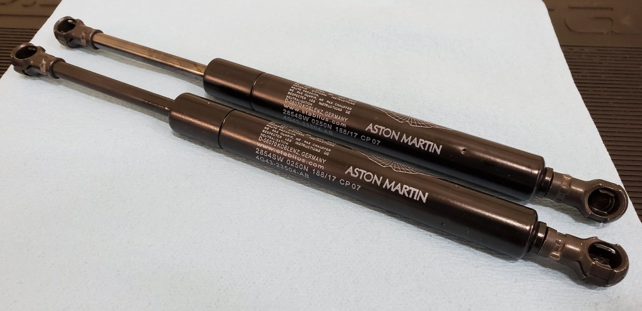 Changing the Door Gas Struts in an Aston Martin DB9 – Aston 1936